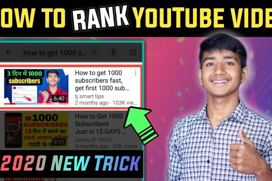 How to rank YouTube video. YouTube SEO 2020. YouTube video ranking ...